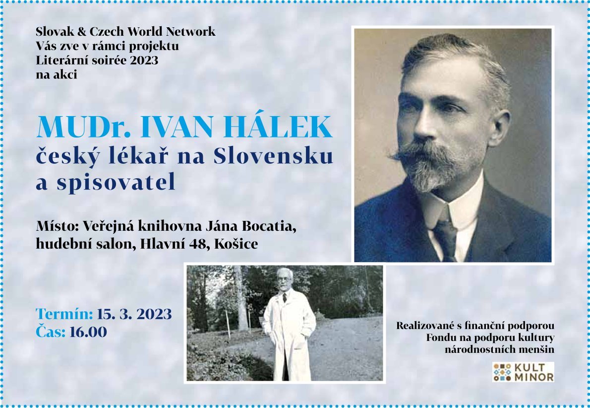 MUDr. Ivan Hálek – český… | kamdomesta.sk