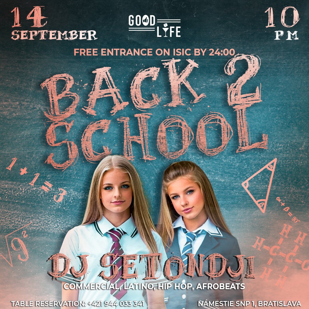 Back to school party | kamdomesta.sk