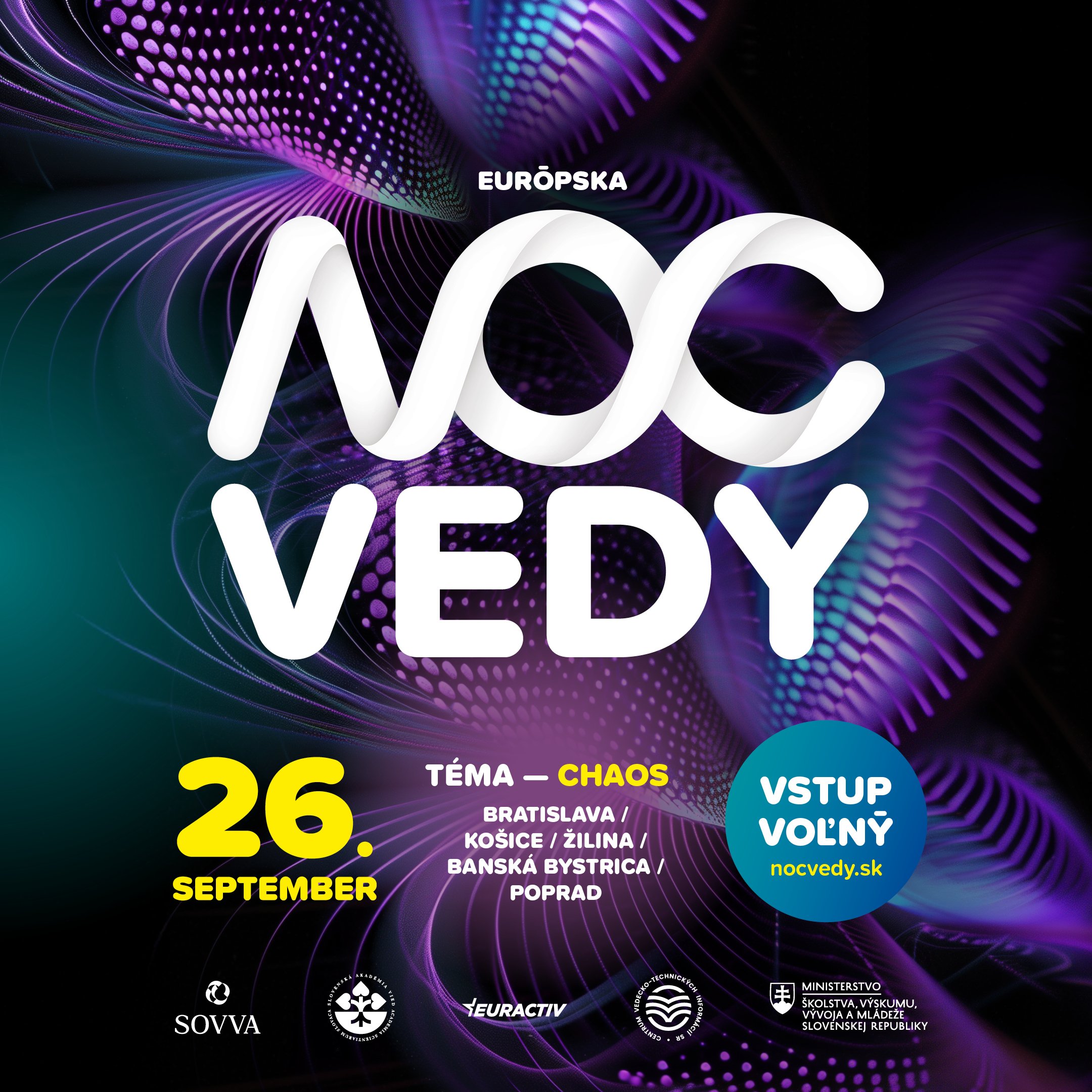 Európska noc vedy 2025 | kamdomesta.sk