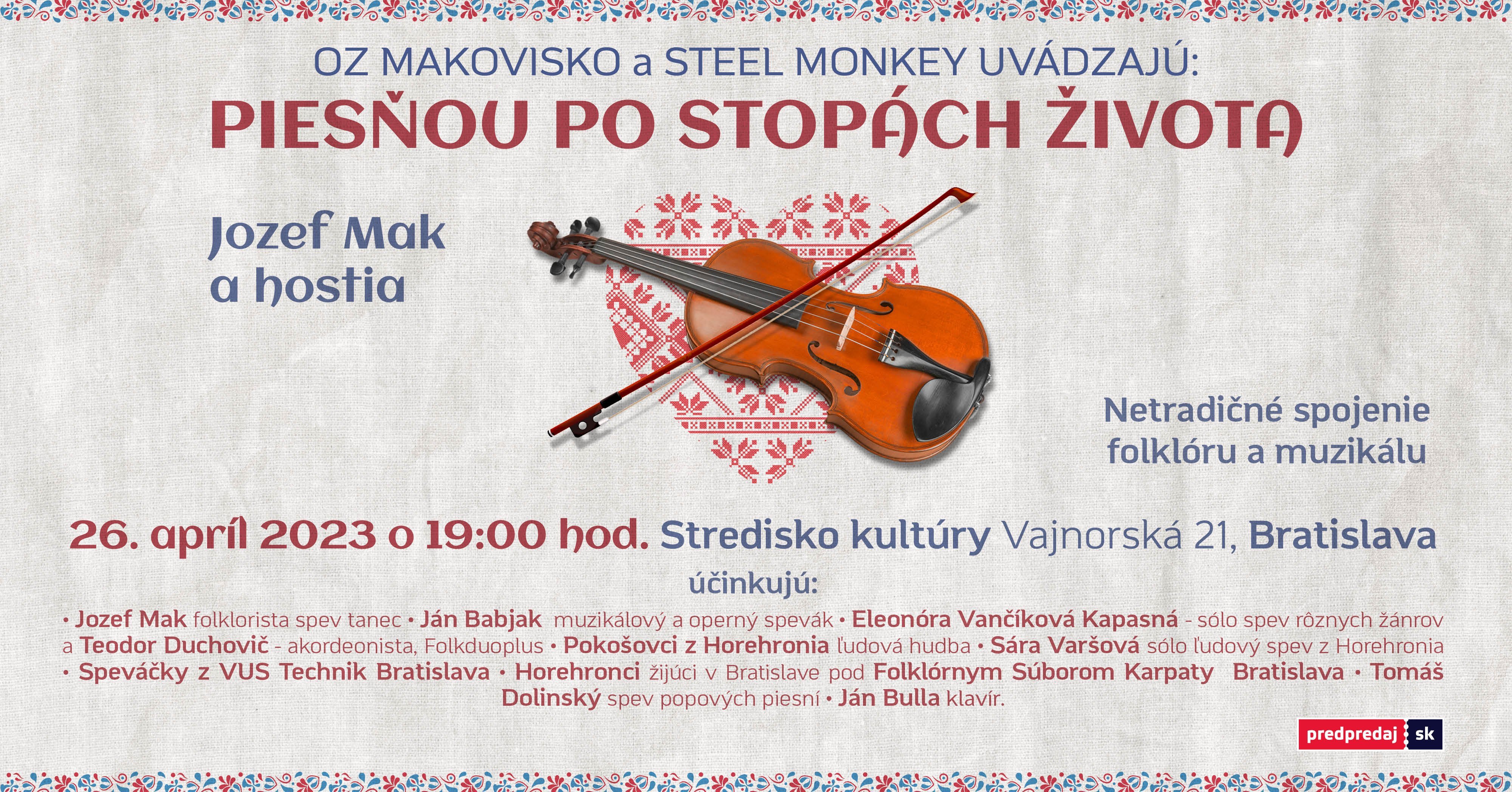 Jozef Mak a hostia alebo… | kamdomesta.sk