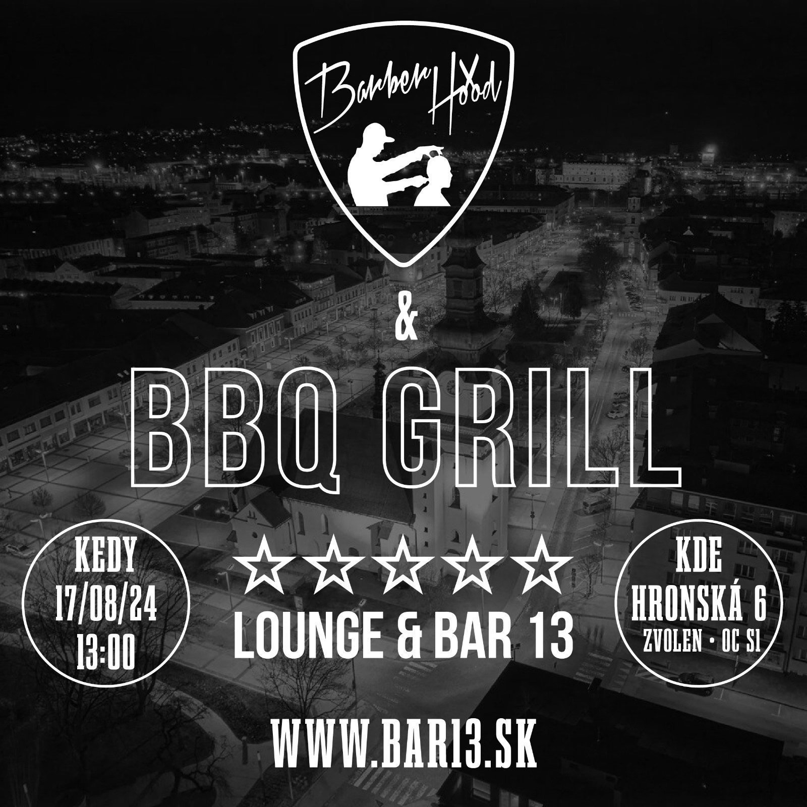 BARBER HOOD X BBQ GRILL | kamdomesta.sk